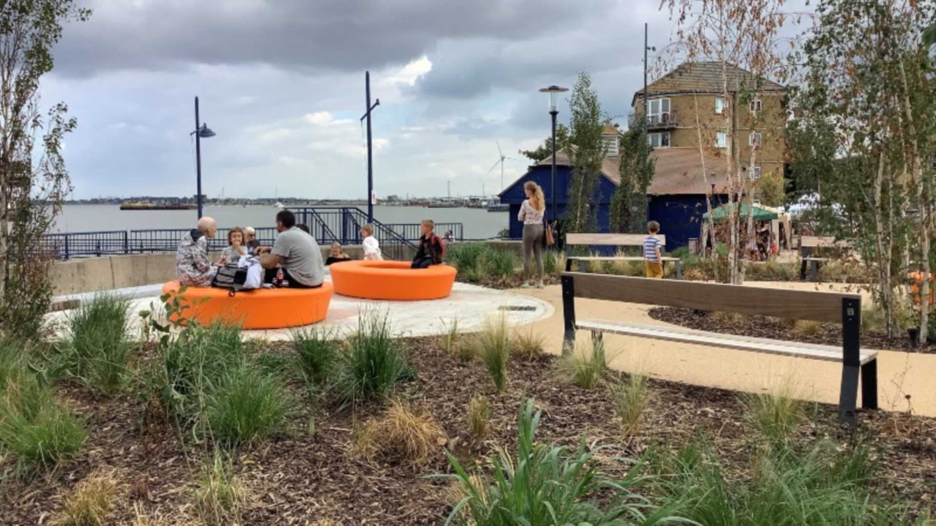 Able Estates - News- Newly improved Erith Pier Square now open.